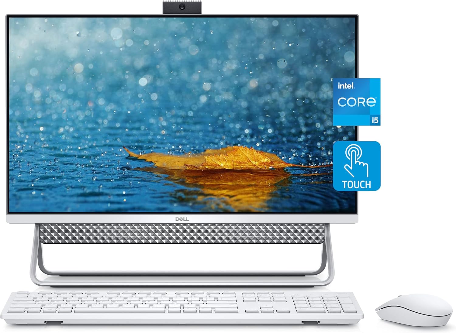 Dell Inspiron 5400 AIO Desktop 2021, visualización táctil FHD de 24 pulgadas, Intel Core i5 ...