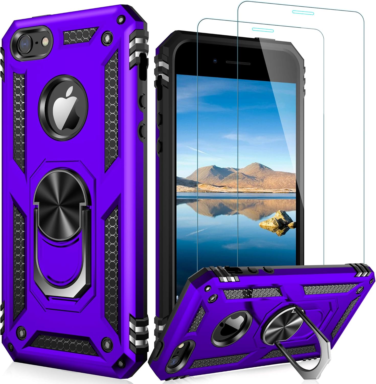 Amazon.com: LUMARKE Case with Tempered Glass Sreen Protector,Pass 16ft ...
