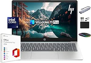 Amazon.com: HP Laptop Computer 2025 Portable Slim, 14” HD Display, 8 ...