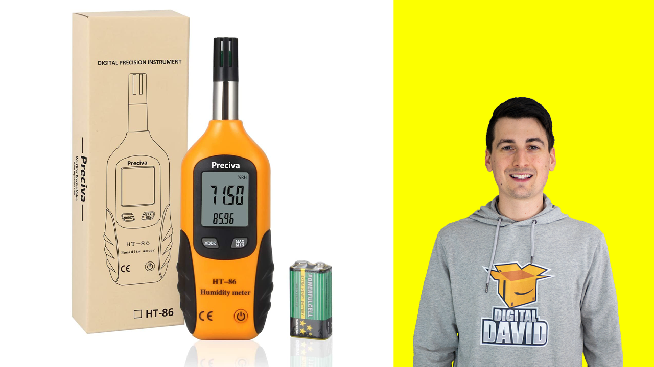 Watch Digital Psychrometer Thermo-Hygrometer Humidity Meter on Amazon Live