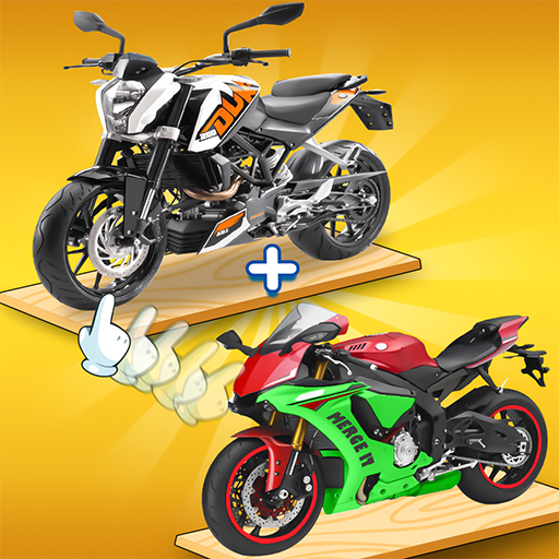 Merge Master Monster Bike Games - Bike Matching Games - Merge Bike Race ...