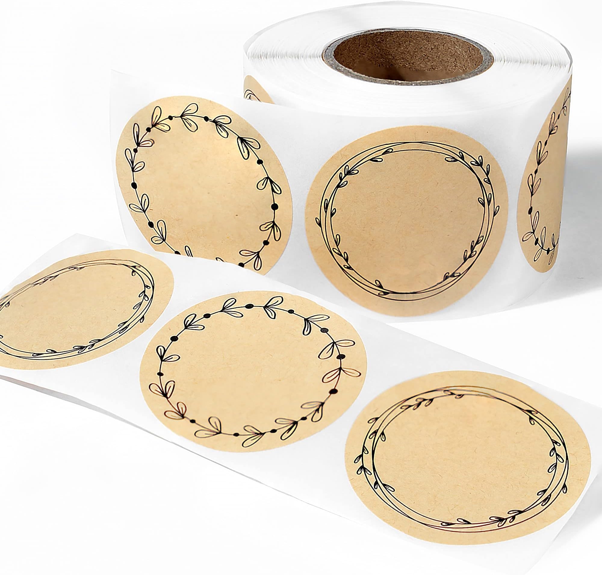 Amazon.com: MONEST (500pc/Roll) 2" Label Stickers for Mason Jars and ...