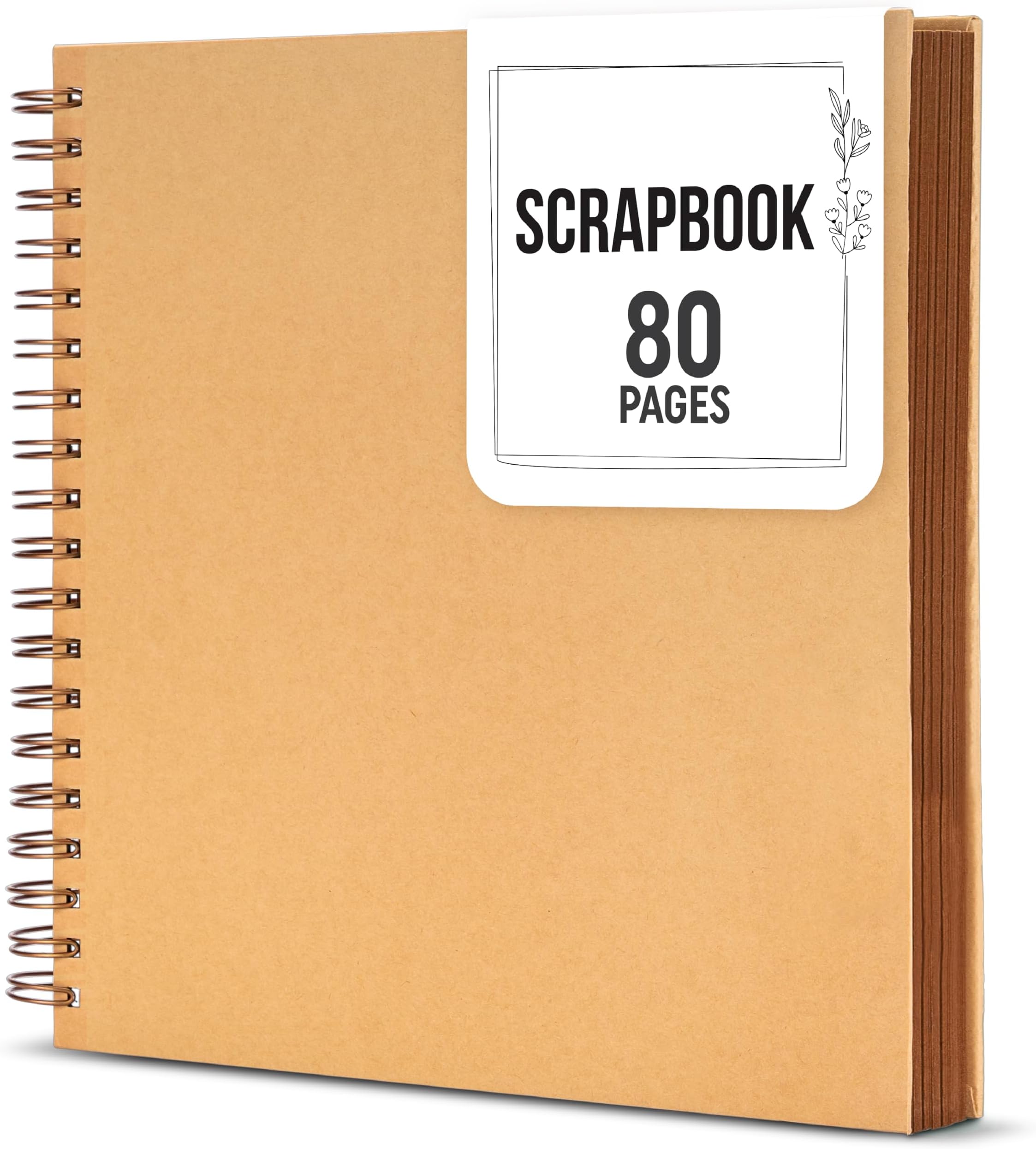 Amazon.com: Paper Junkie 12x12 Album for Scrapbooking Hardcover, Kraft ...