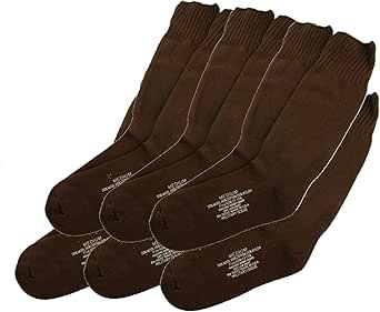 Amazon.com: U.S. Military Issue Socks COYOTE BROWN - MEDIUM - 6 PACK ...