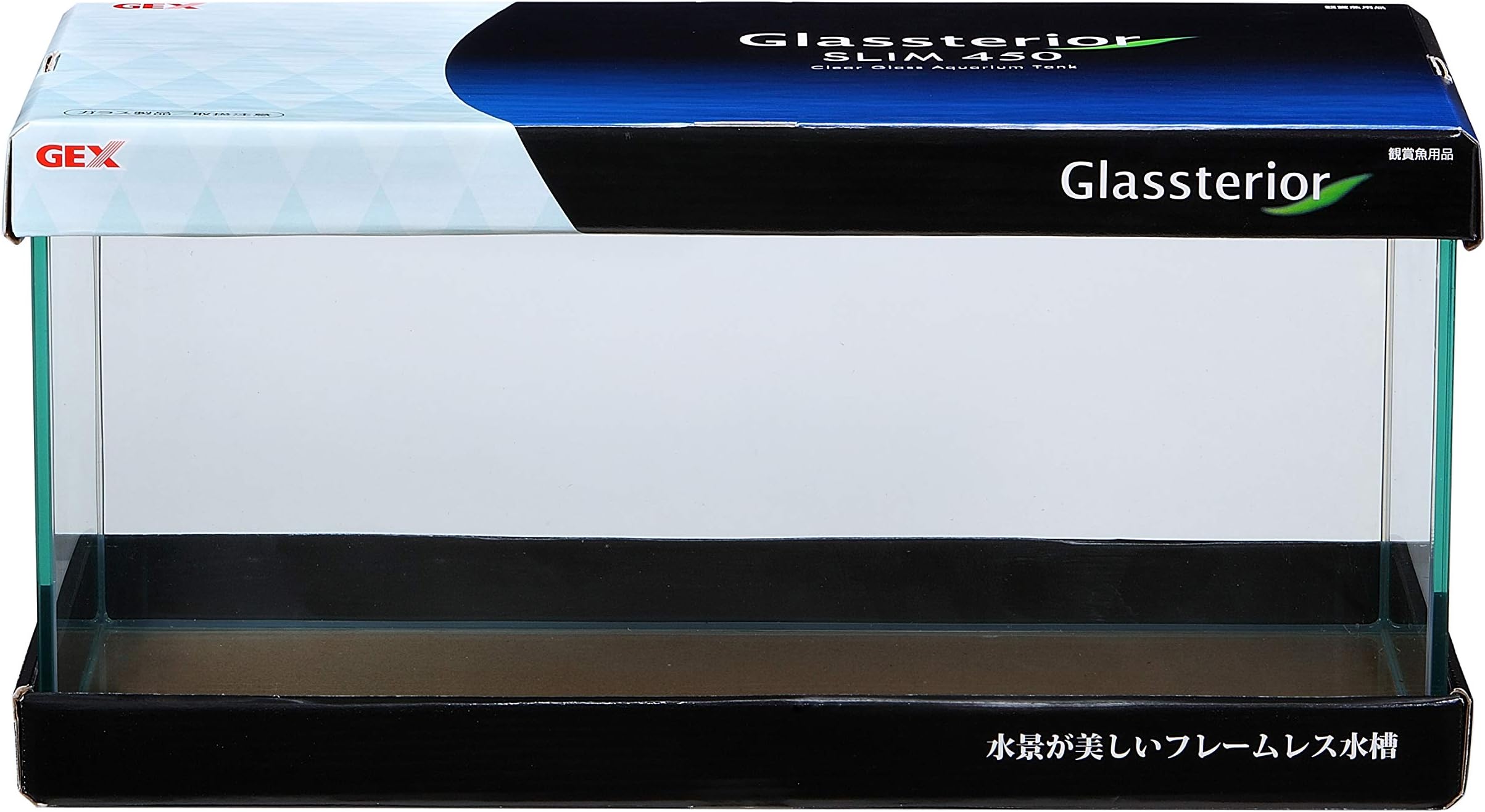Amazon | GEX ジェックス グラステリアスリム450 6点セット DCポンプ フレームレス水槽 W45×D20×H22cm 約17L【EC】 | ジェックス | 水槽 通販