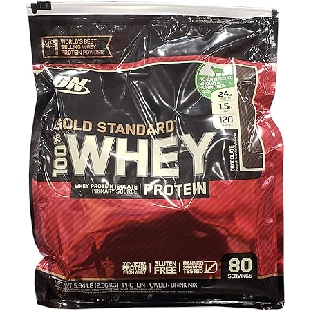 Amazon.com: Optimum Nutrition Gold Standard 100% Whey Protein Powder ...