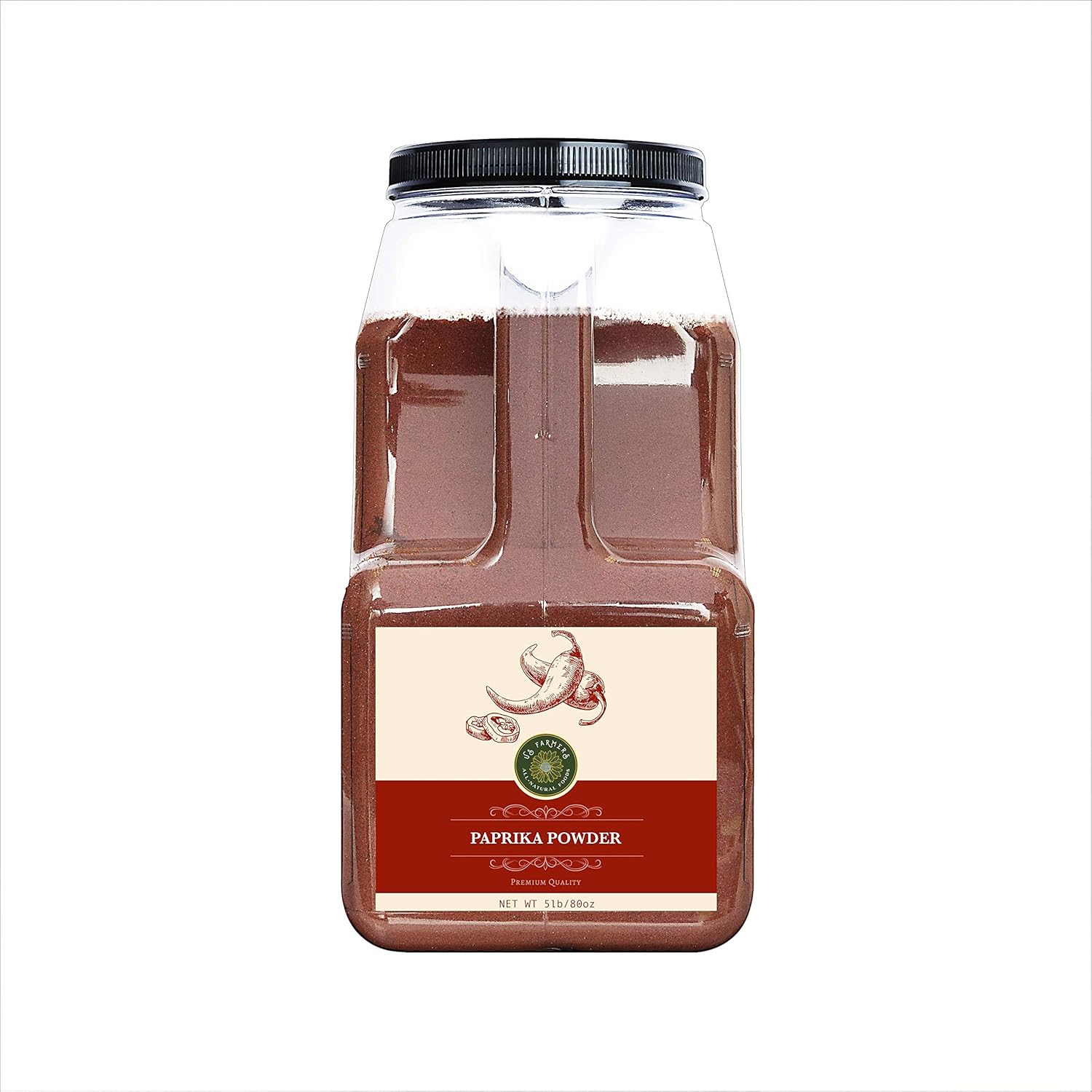 Amazon.com : US-FARMERS Natural Premium Quality Paprika Powder in Jar ...