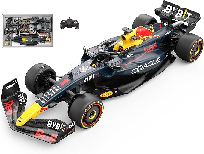 Amazon.com: Voltz Toys Licensed Red Bull F1 RB19 RC Car Building Kit 1/ ...