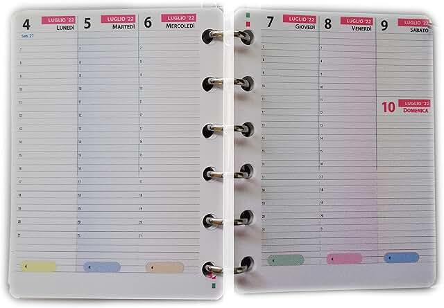 Amazon.it: agenda anelli - Ricambi per agende / Calendari, agende ...