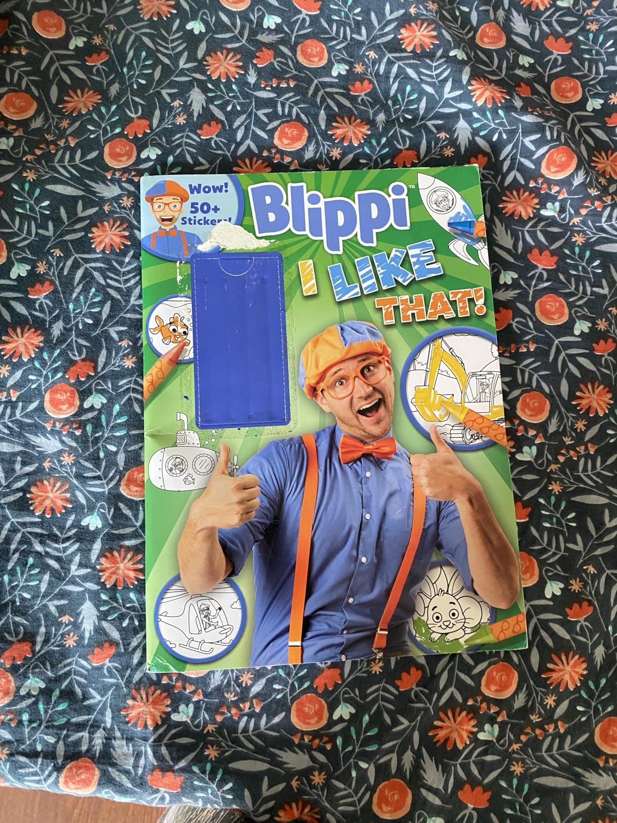 Blippi: I Like That! Coloring Book with Crayons: Blippi Coloring Book ...