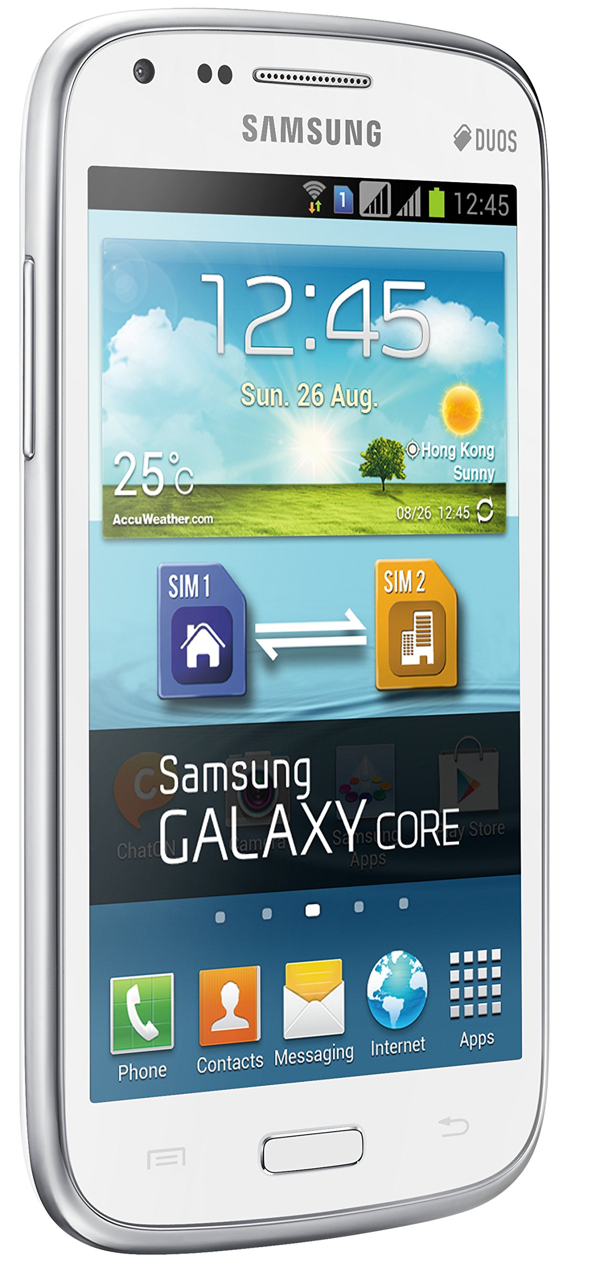 Samsung Galaxy Core I8262 Size
