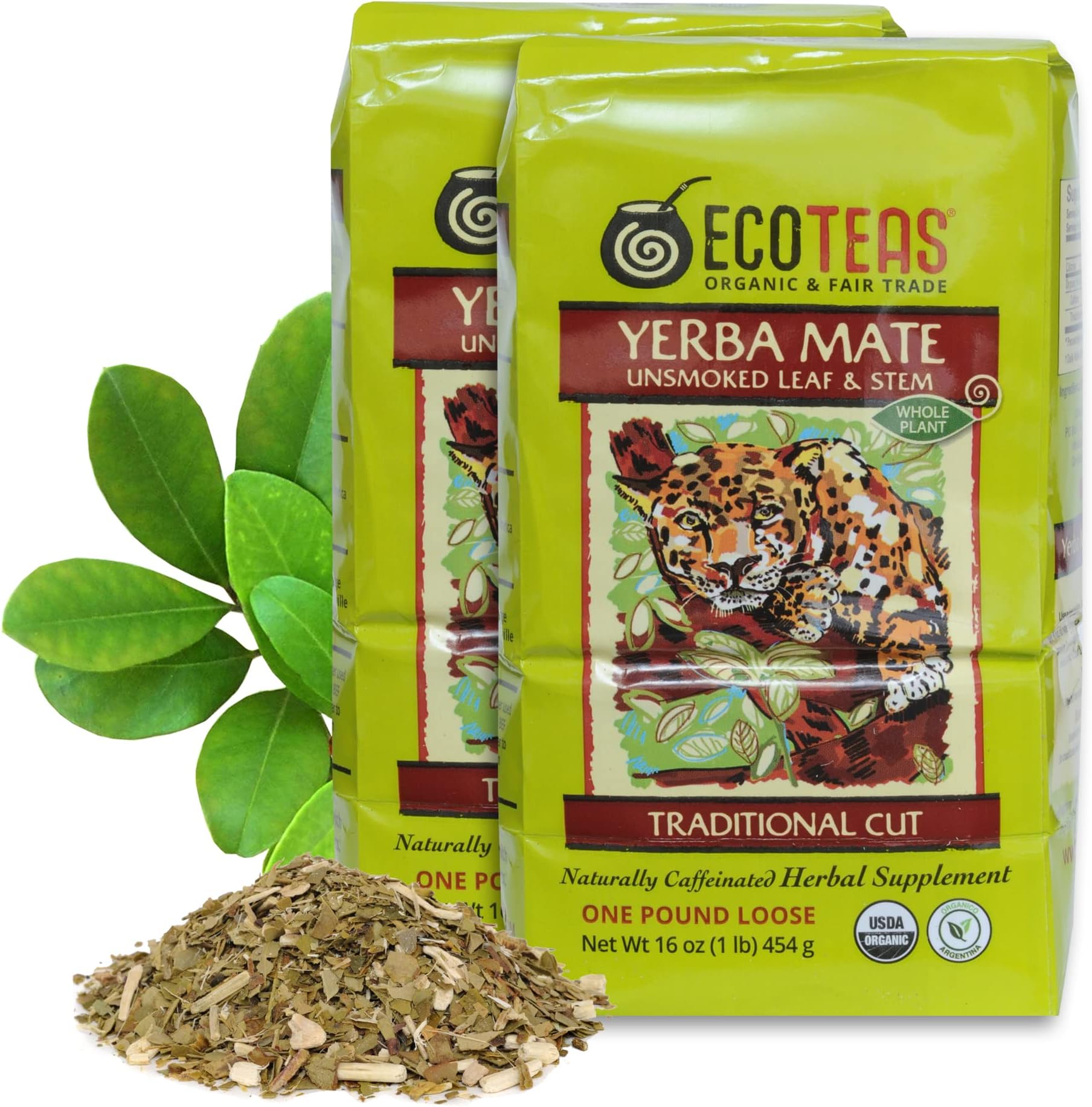 Amazon.com : Mate Factor Organic Yerba Mate, Original Fresh Green, 12 ...
