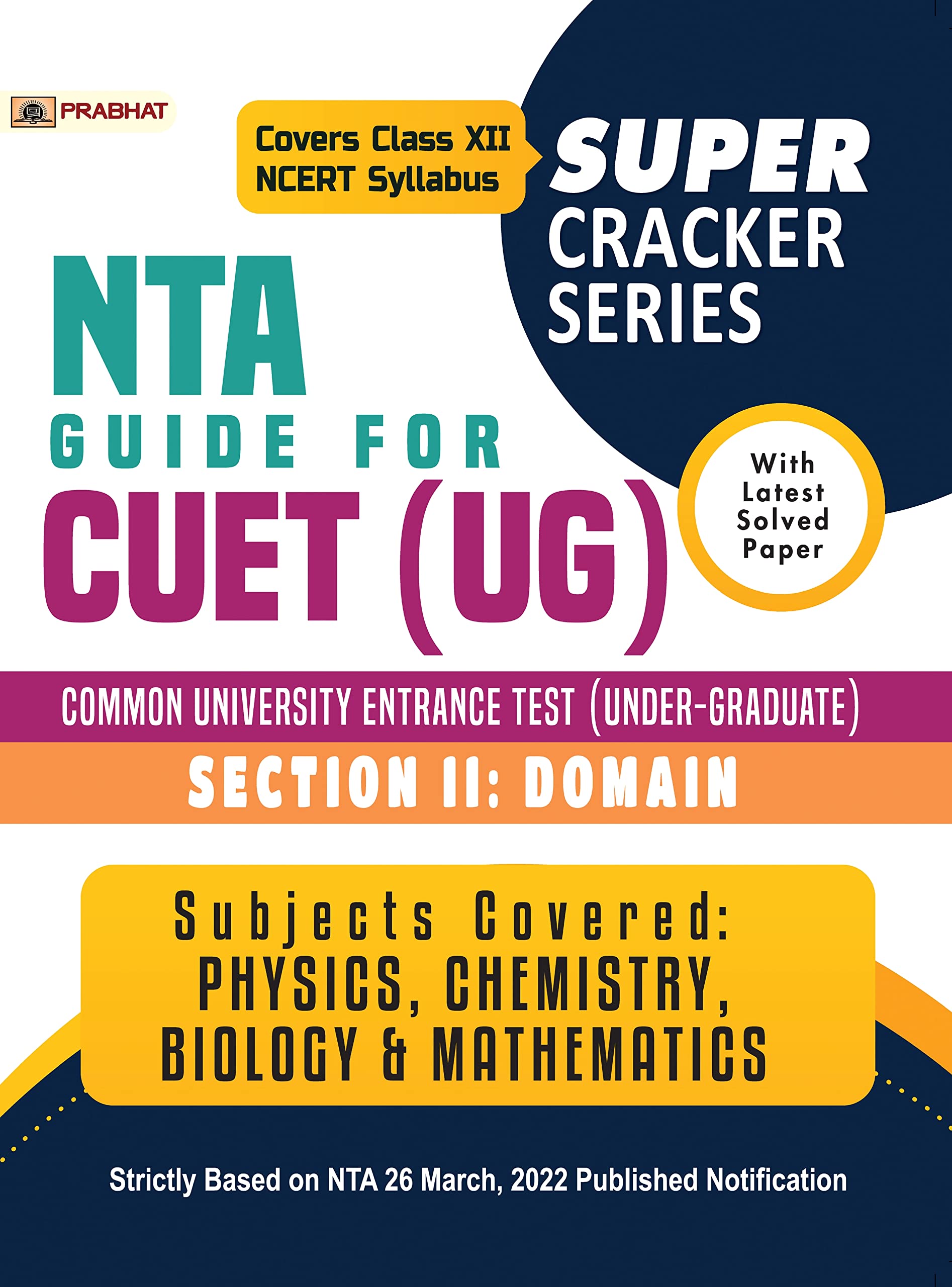 Buy (Super Cracker Series) NTA CUET UG (Section 2 Domain) Physics ...
