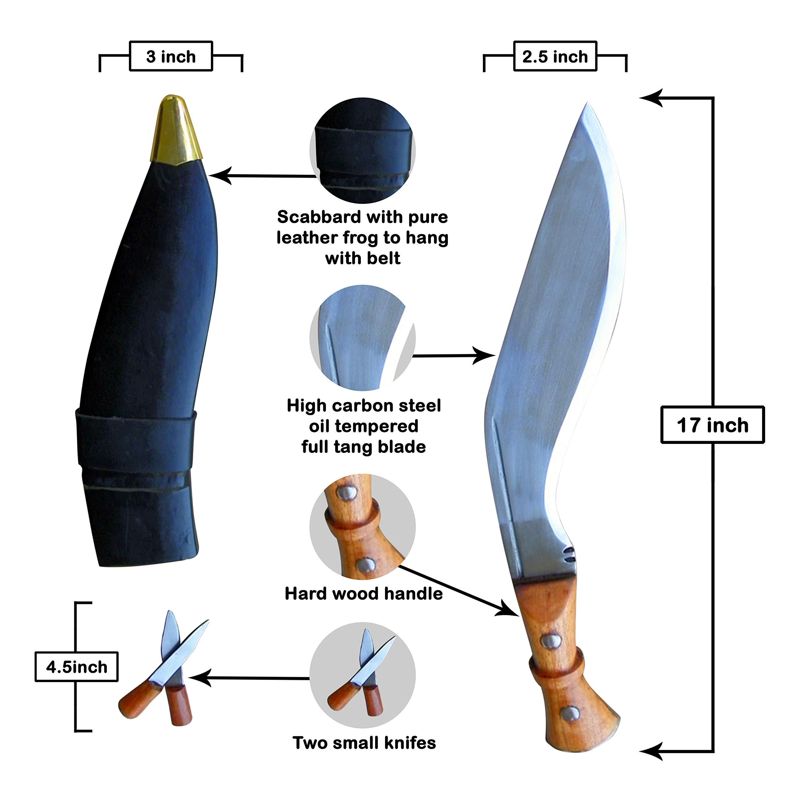 Stratuscrafts Genuine Handmade khukri Knife | Kukri Traditional Full ...