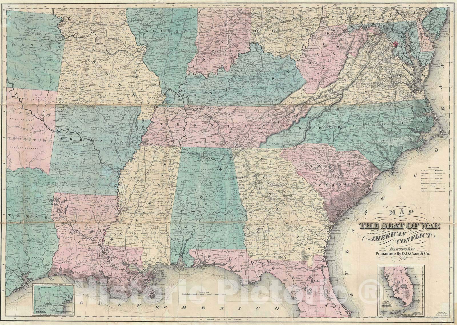 Mapa De Los Estados Unidos Durante La Guerra Civil Las Mejores Ofertas