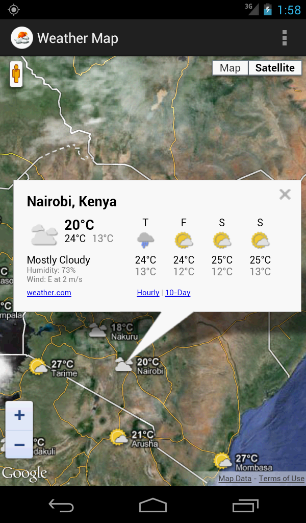 WEATHER MAP - App on Amazon Appstore