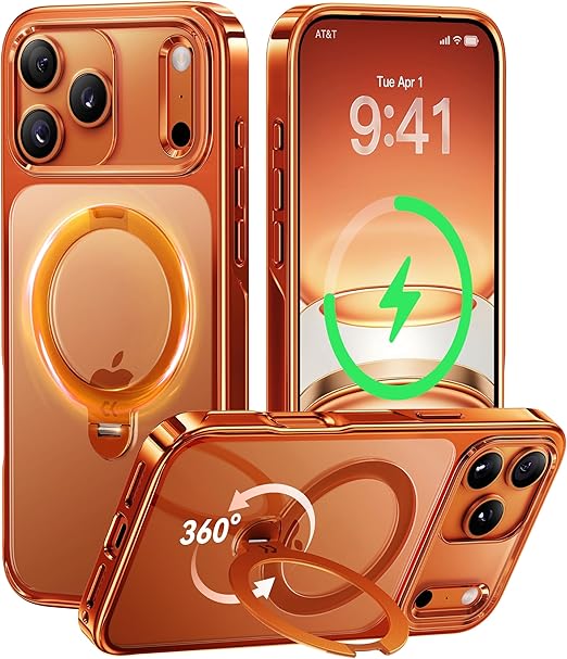 Amazon.com: CASEKOO Cosmic Orange Glossy for iPhone 17 Pro Max Case ...