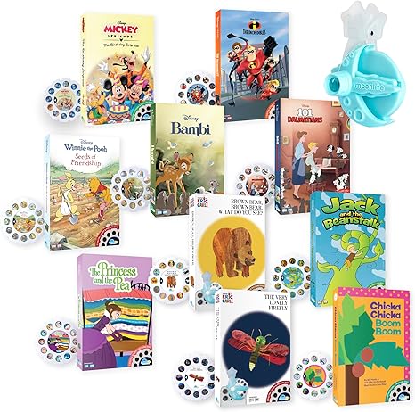 Amazon.com: Moonlite Storytime Mini Projector with 10 Classic Bedtime ...