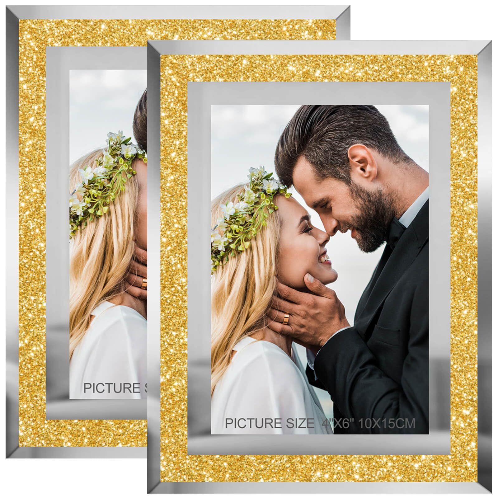 Gold Wedding Photo Frame