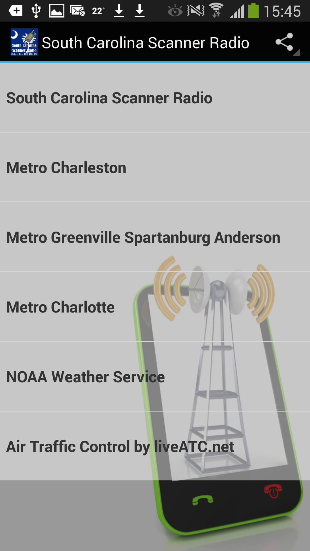 South Carolina Scanner Radio - Police, Fire, EMS - App on Amazon Appstore