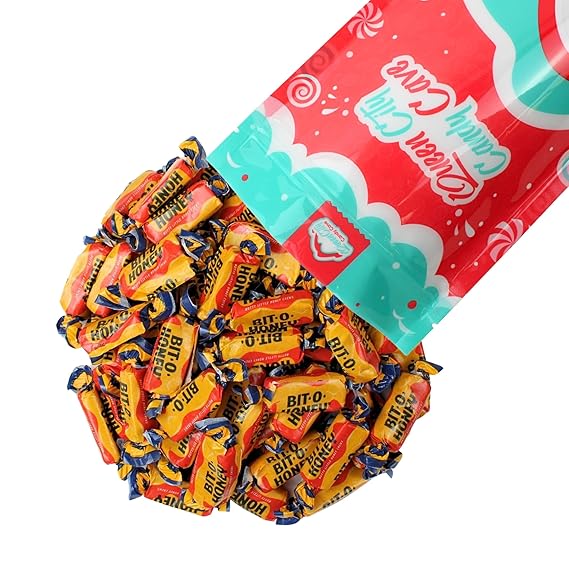 Amazon.com : Bit O Honey Candy Bulk, Old Fashioned Bit of Honey Candy ...