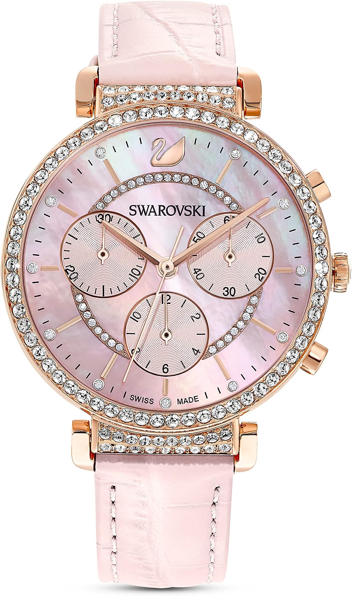 Amazon | Swarovski スワロフスキー Octea Lux Chrono クリスタル ウォッチ 腕時計 | 腕時計 ...