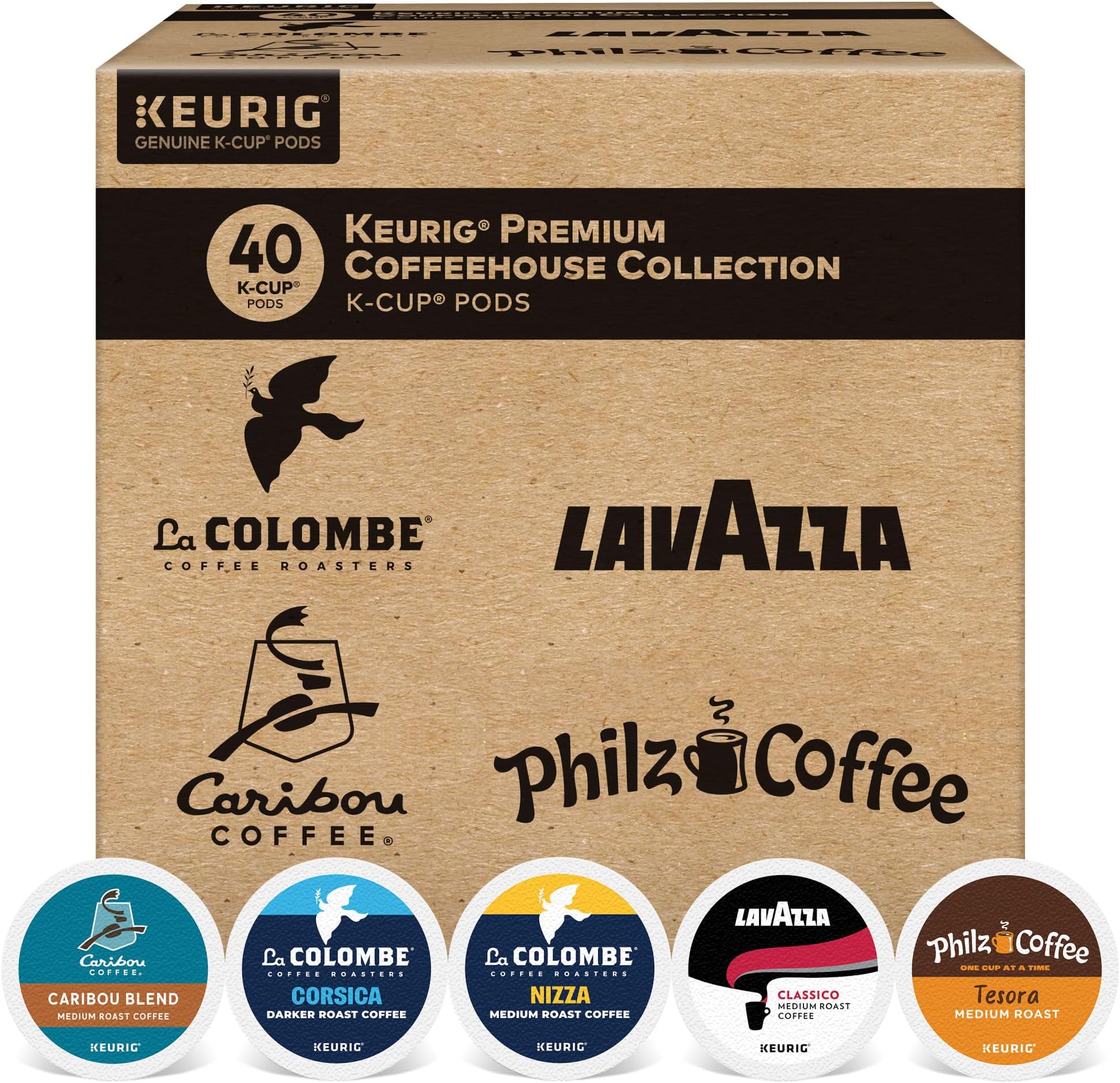 Amazon.com: Keurig Flavored Coffee Pods Collection Variety Pack, Single ...