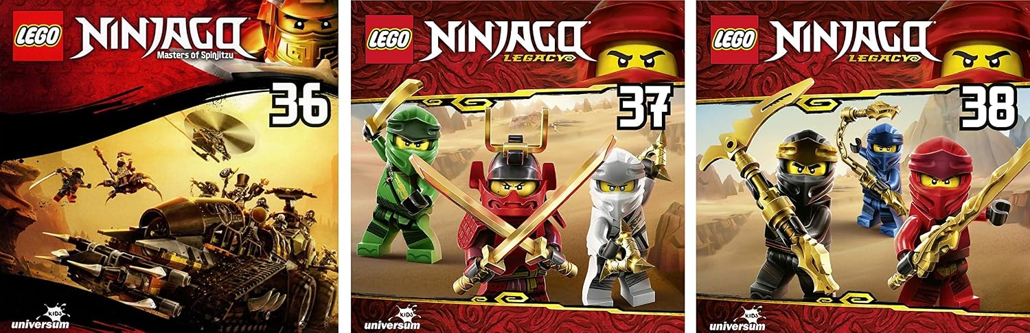 Lego Ninjago CD 36 + 37 + 38 im Set - Deutsche Originalware [3 CDs ...