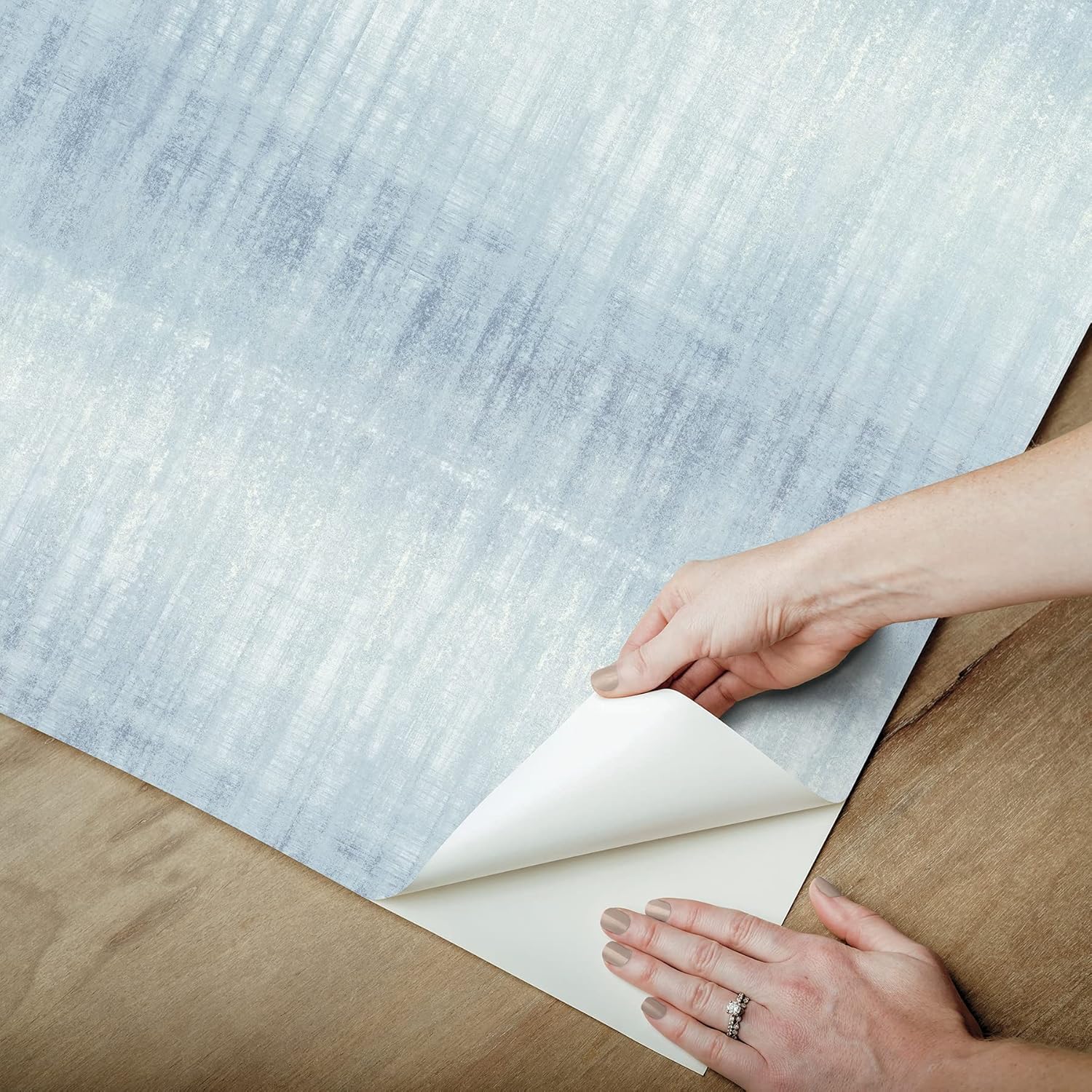 Papel tapiz color azul sanctuary – Yaxa Colombia