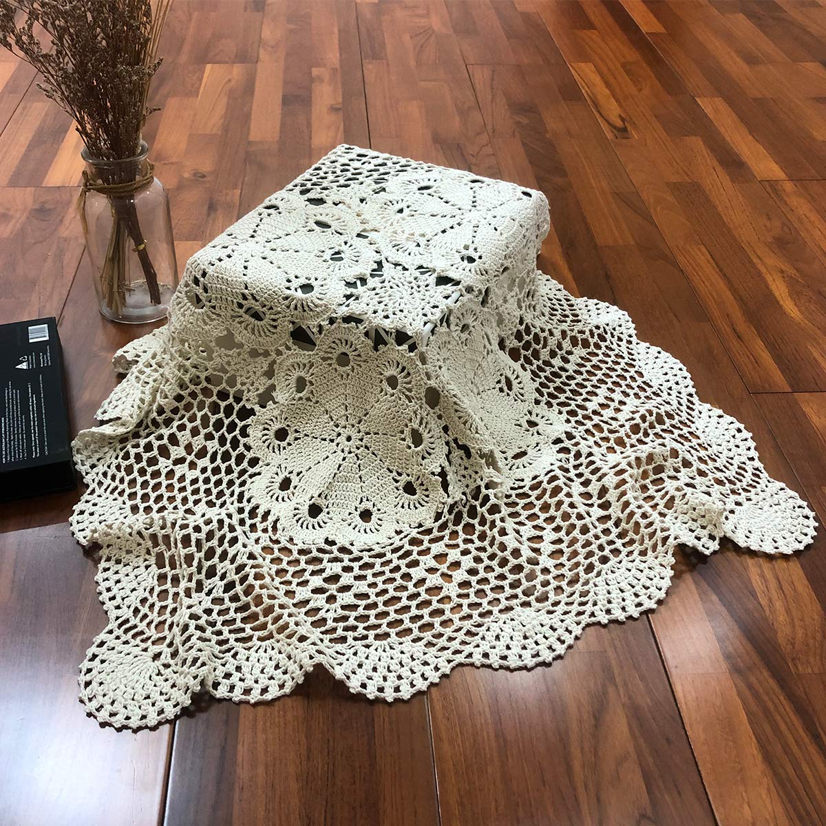 Snapklik.com : Kilofly Handmade Crochet Cotton Lace Table Placemats ...