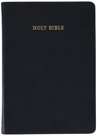 ESV Diadem Reference Edition with Apocrypha Black Calfskin leather, Red ...