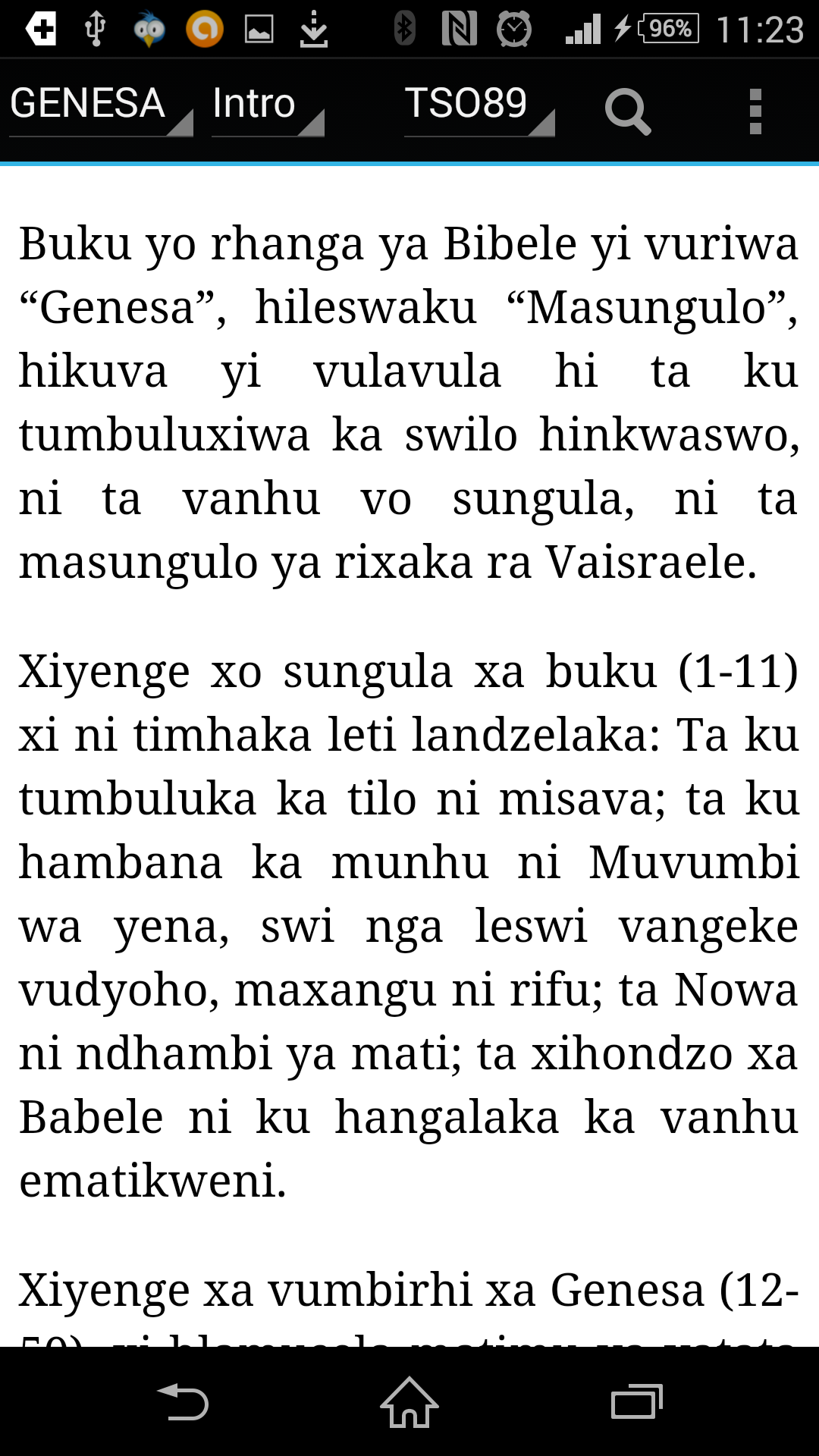 BIBELE / BIBLE IN TSONGA - App on Amazon Appstore