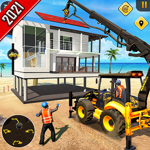 Beach House Builder Construction Games 2021 - Dream House Design Family ...