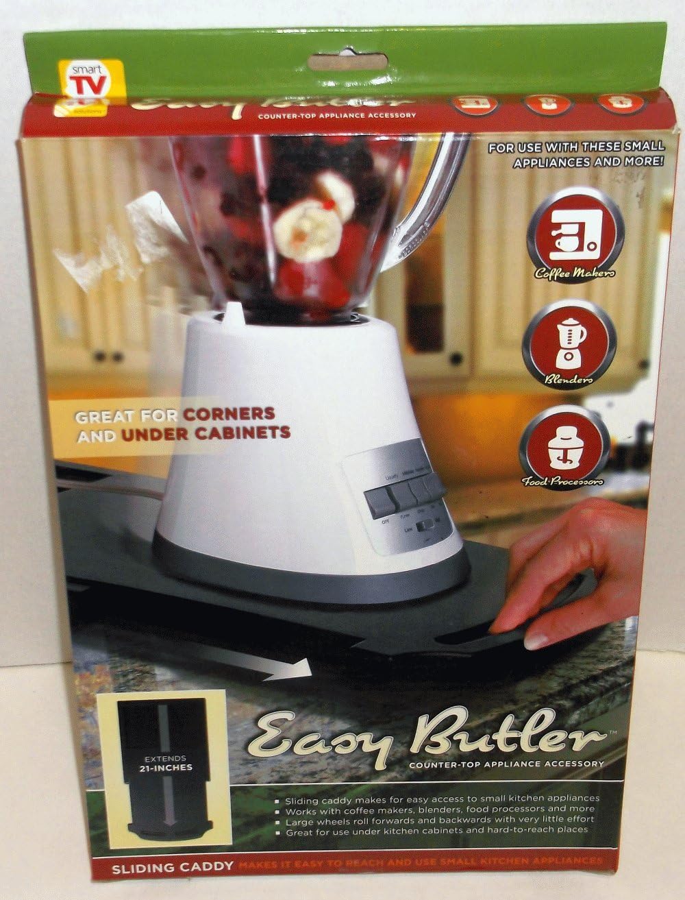 Smart TV Solutions Easy Butler Kitchen Counter Top Appliance Sliding ...