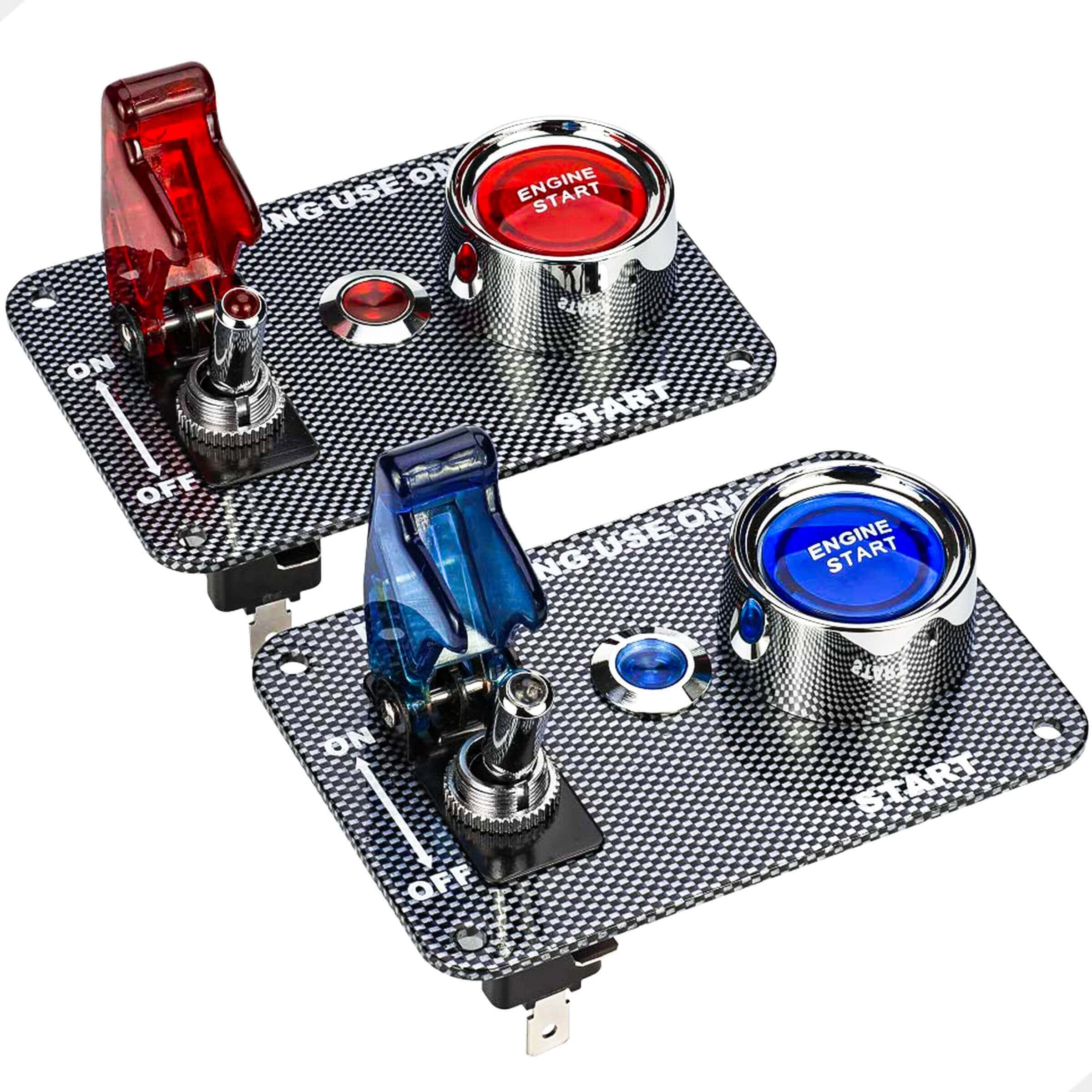 Snapklik.com : DC12V Racing Car Ignition Switch Panel Rocking Switch+ ...