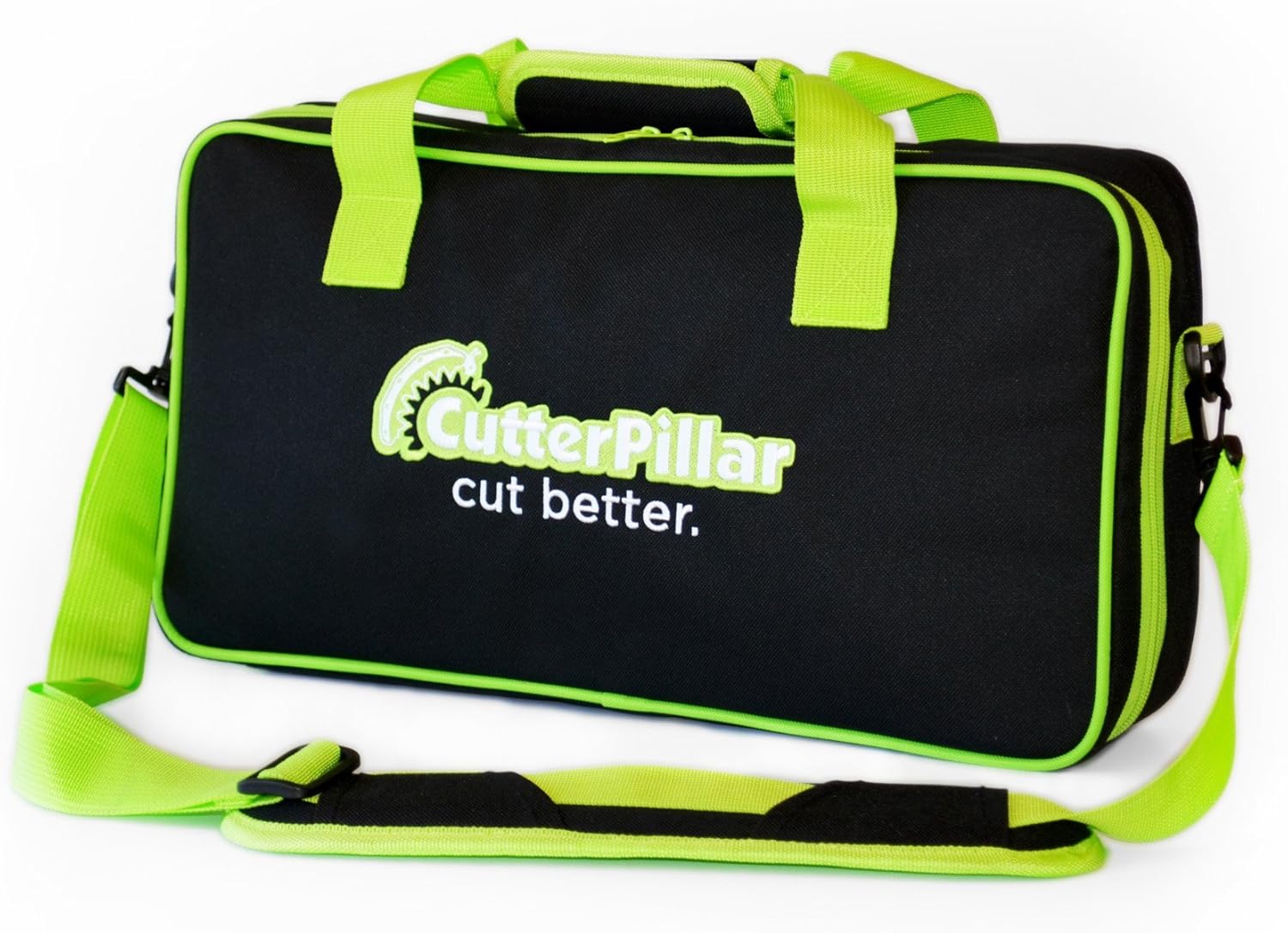 Cutterpillar Crop Tote Bag, Green,Black, 9.5x17x13 : Amazon.co.uk: Fashion