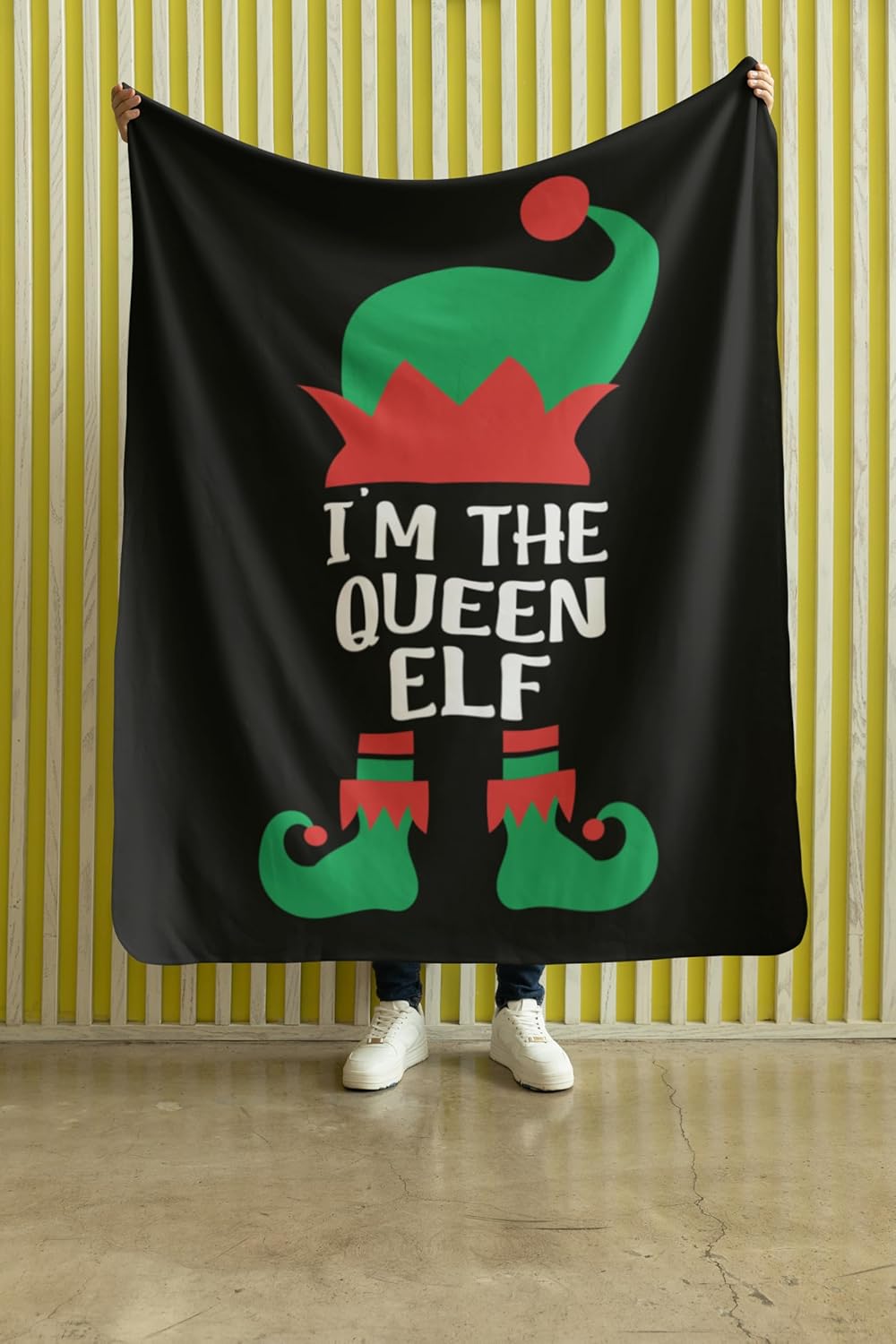 Amazon.com: Custom Funny Kid's Throw Blanket, Customized The Elf ...