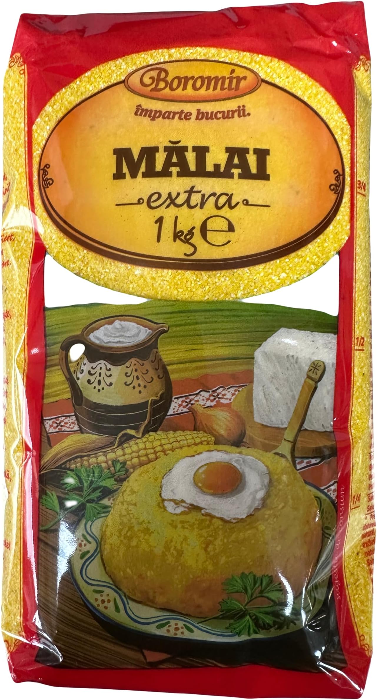 Amazon.com : Boromir Malai Extra Corn Meal Romanian Made 5x1000g bags ...