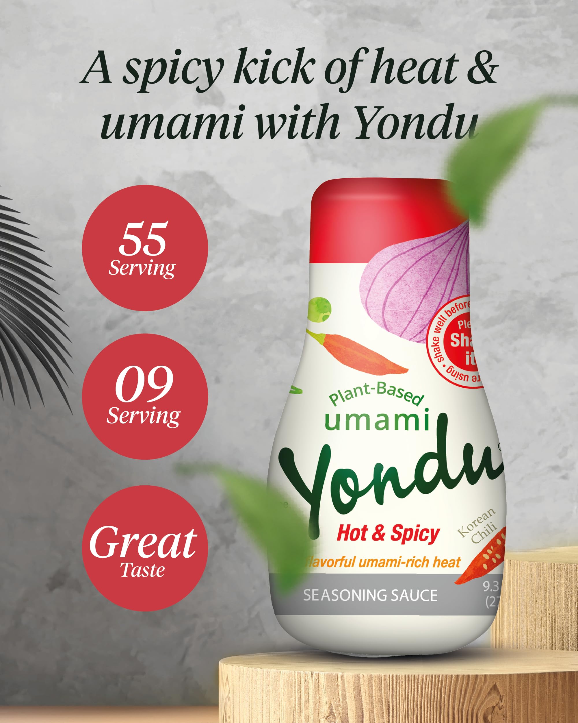 Snapklik.com : Yondu Hot & Spicy - Plant-Based Spicy Seasoning Sauce ...