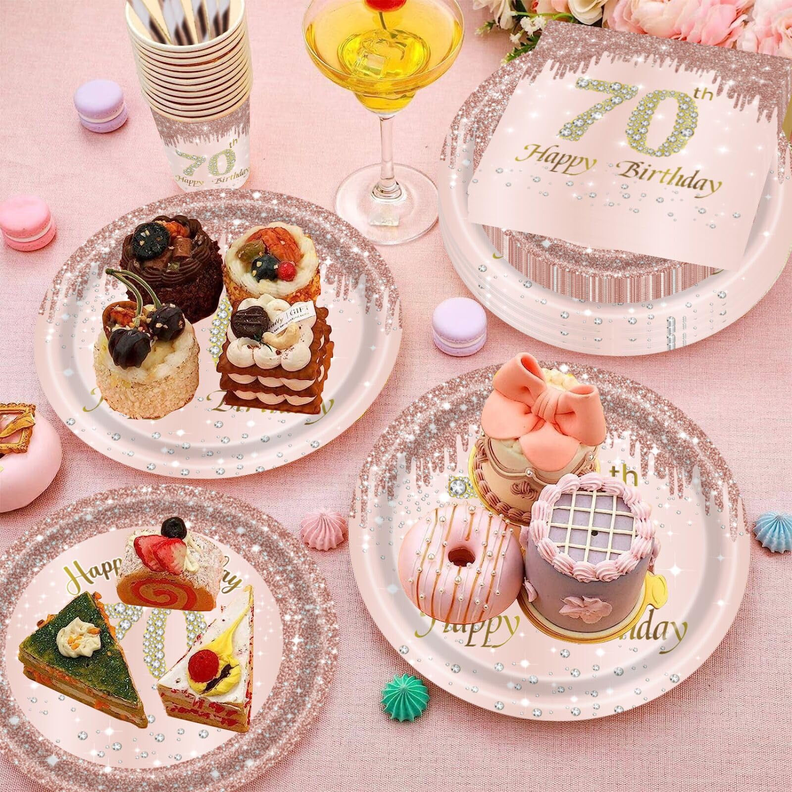 70th Birthday Party Menu