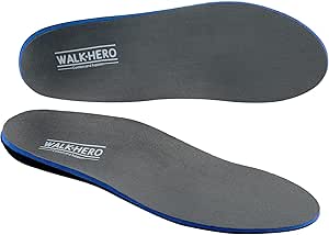 WALK·HERO COMFORT AND SUPPORT Plantar Fasciitis Insoles Arch Orthotics ...