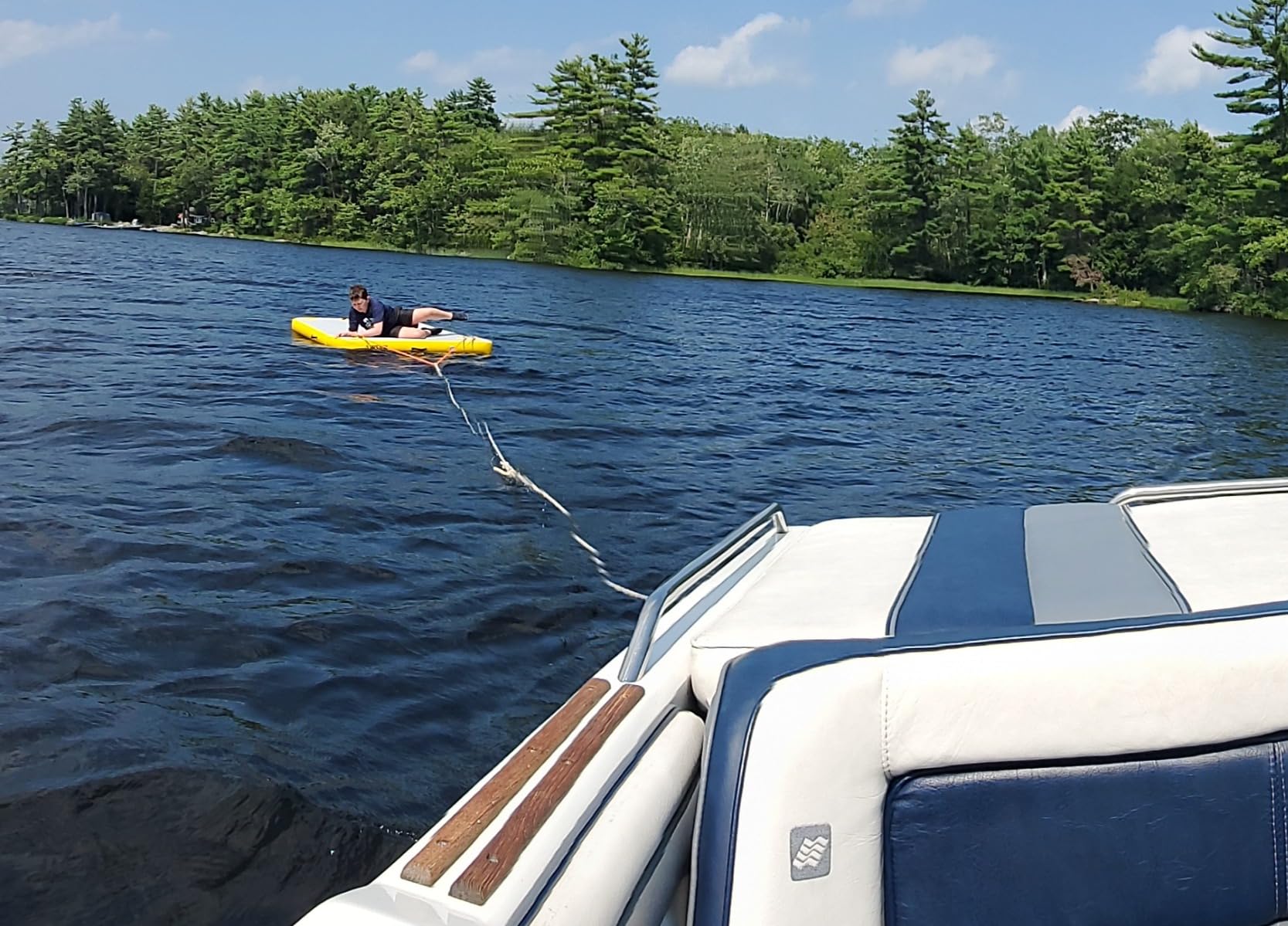 $27/mo - Finance AWSUM Inflatable Floating Dock Air Dock Platform ...