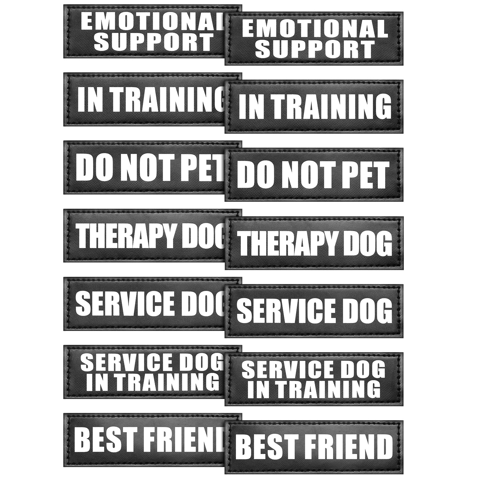Amazon.com: WINSEE Reflective Service Dog Patches Service Dog in ...