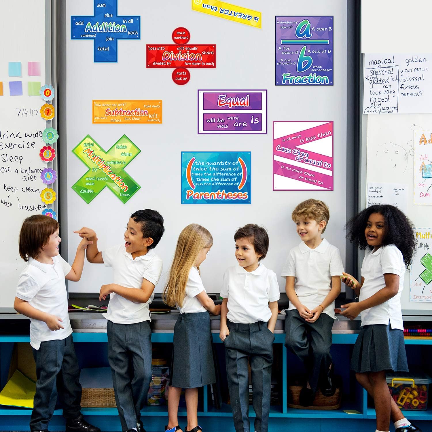Educational Math Posters for Classroom Decoration Philippines | Ubuy