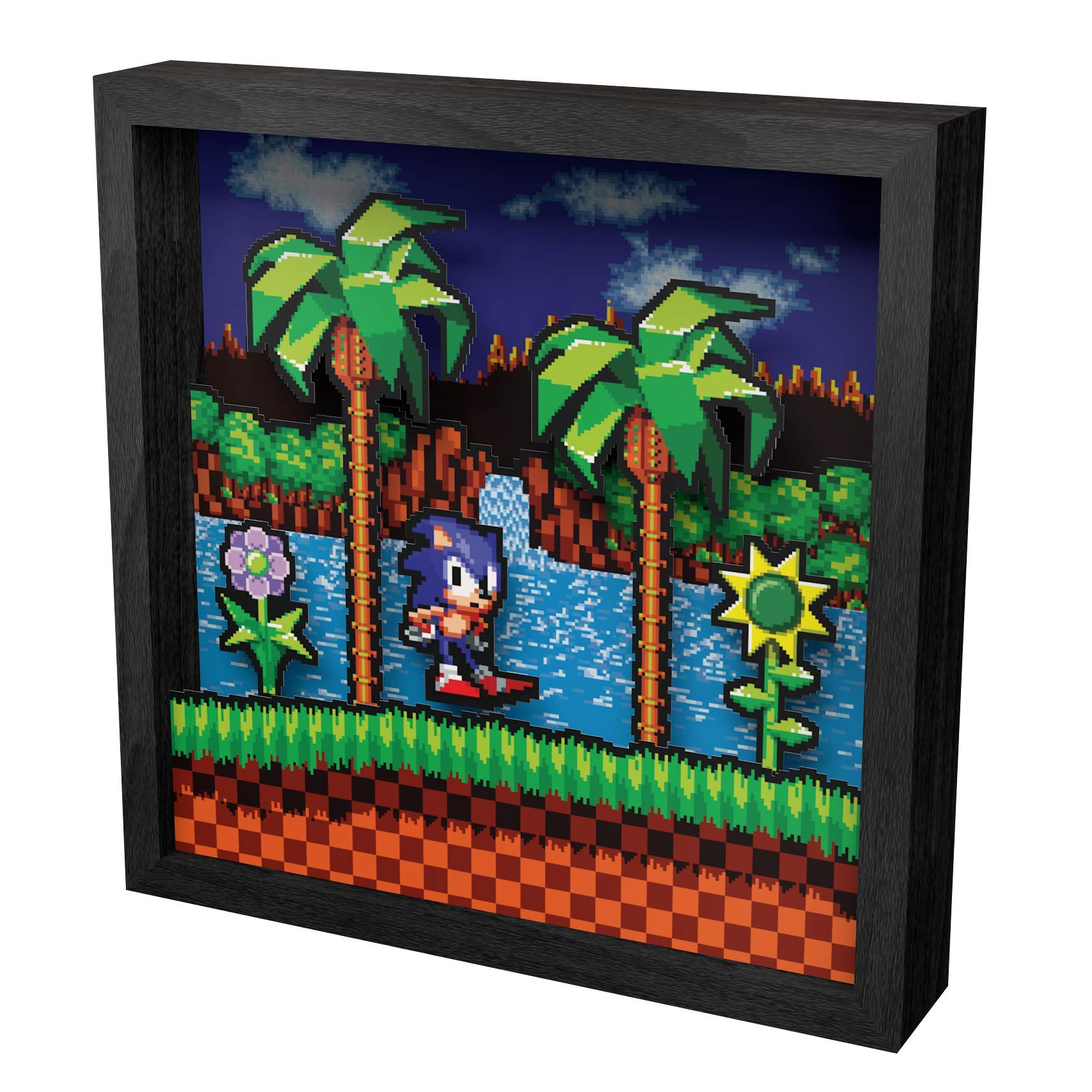 Buy Pixel Frames Sonic The Hedgehog Idle Pose 9x9 inches (Big) Shadow ...