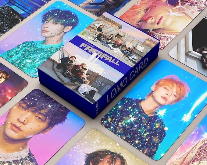 Amazon.com: Funwaretech TXT Freefall Photocards 55 Pcs 2023 3rd New ...