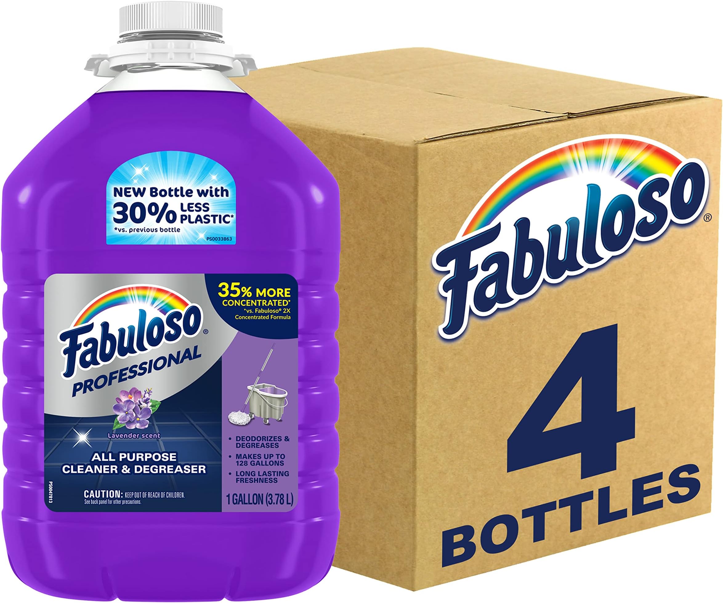 Amazon.com: Fabuloso Lavender Multi-Purpose Cleaner, 128 fl oz (Pack of ...