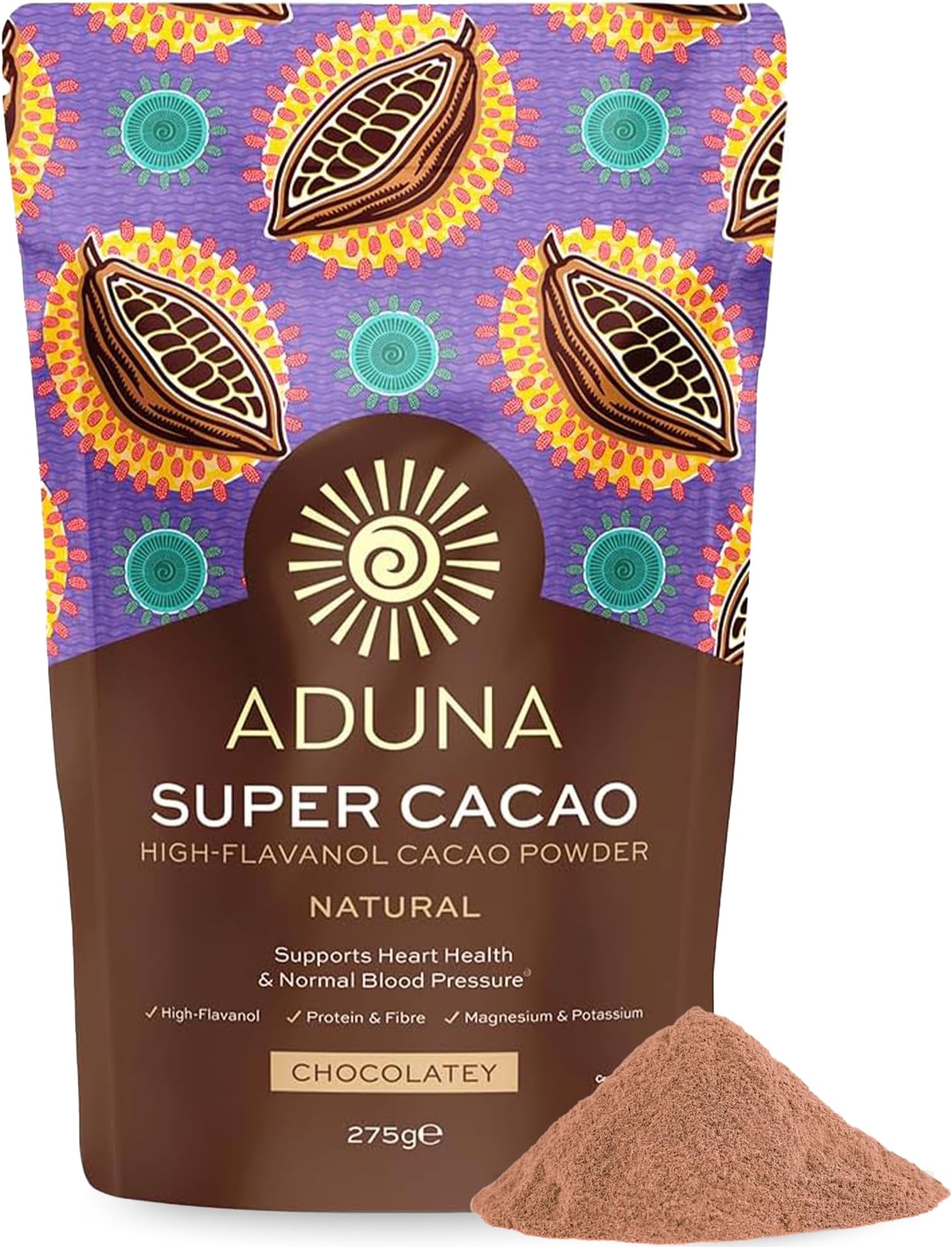 Amazon.com : Aduna Super-Cacao Powder | Natural Raw Cocoa Powder ...