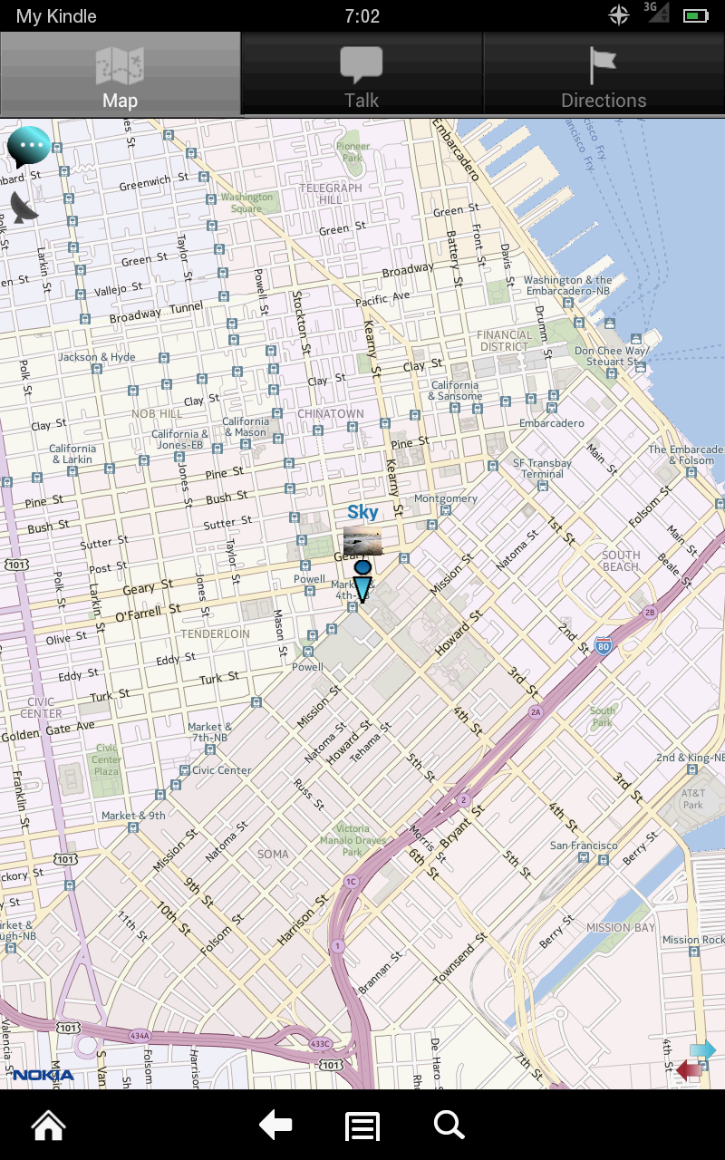 Mobile Phone Tracker and Chat - IM Map Navigator AE (Kindle Tablet ...