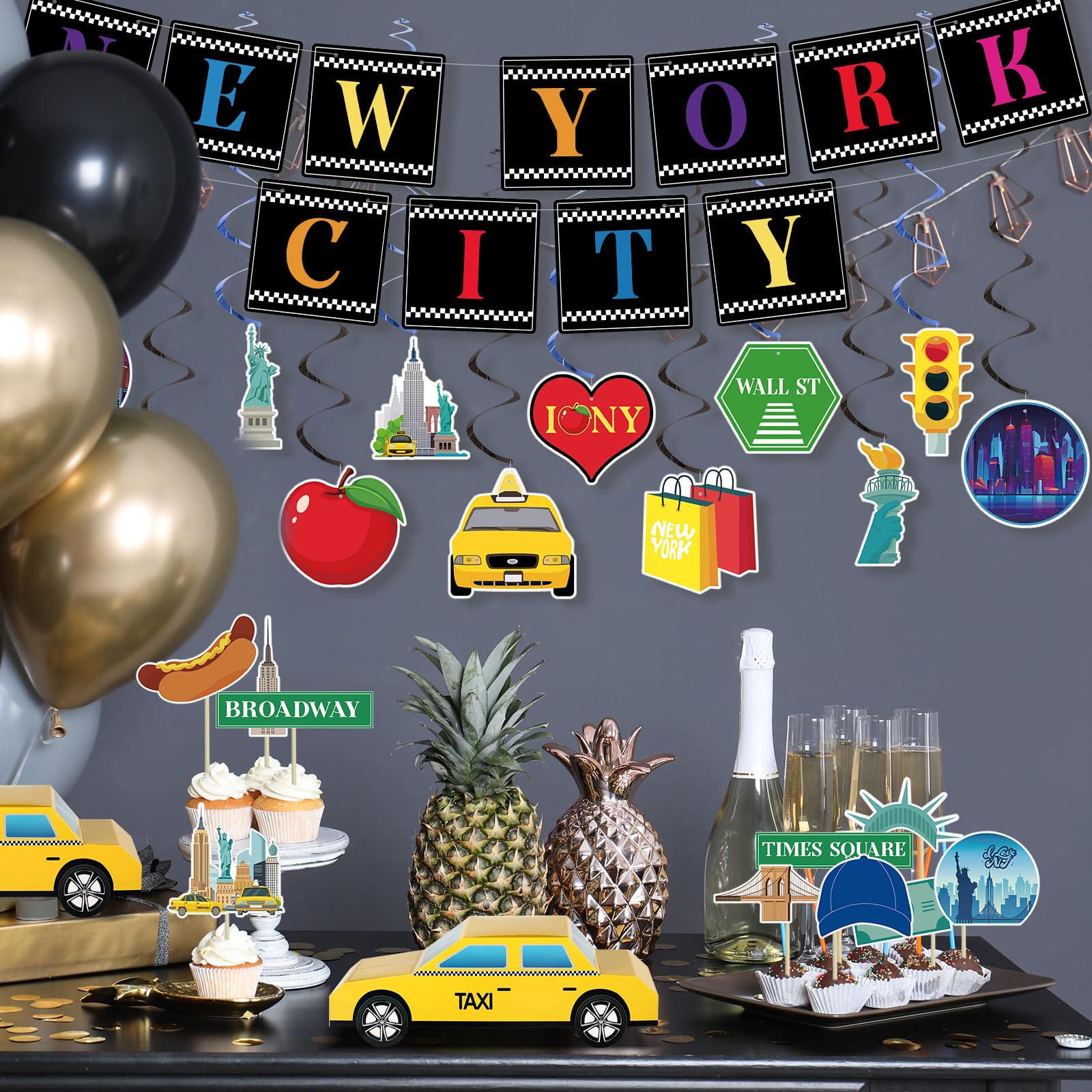New York Theme Party Decorations
